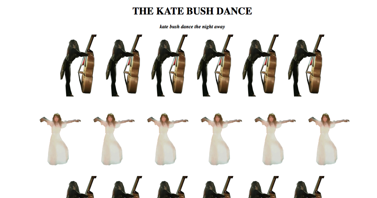 The Kate Bush Dance